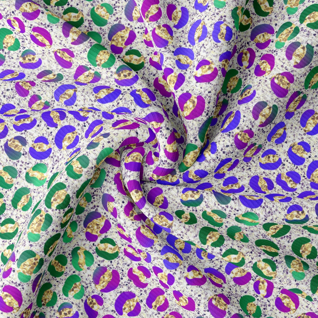 Rib Knit Fabric by the Yard Ribbed Jersey Stretchy Soft Polyester ...
