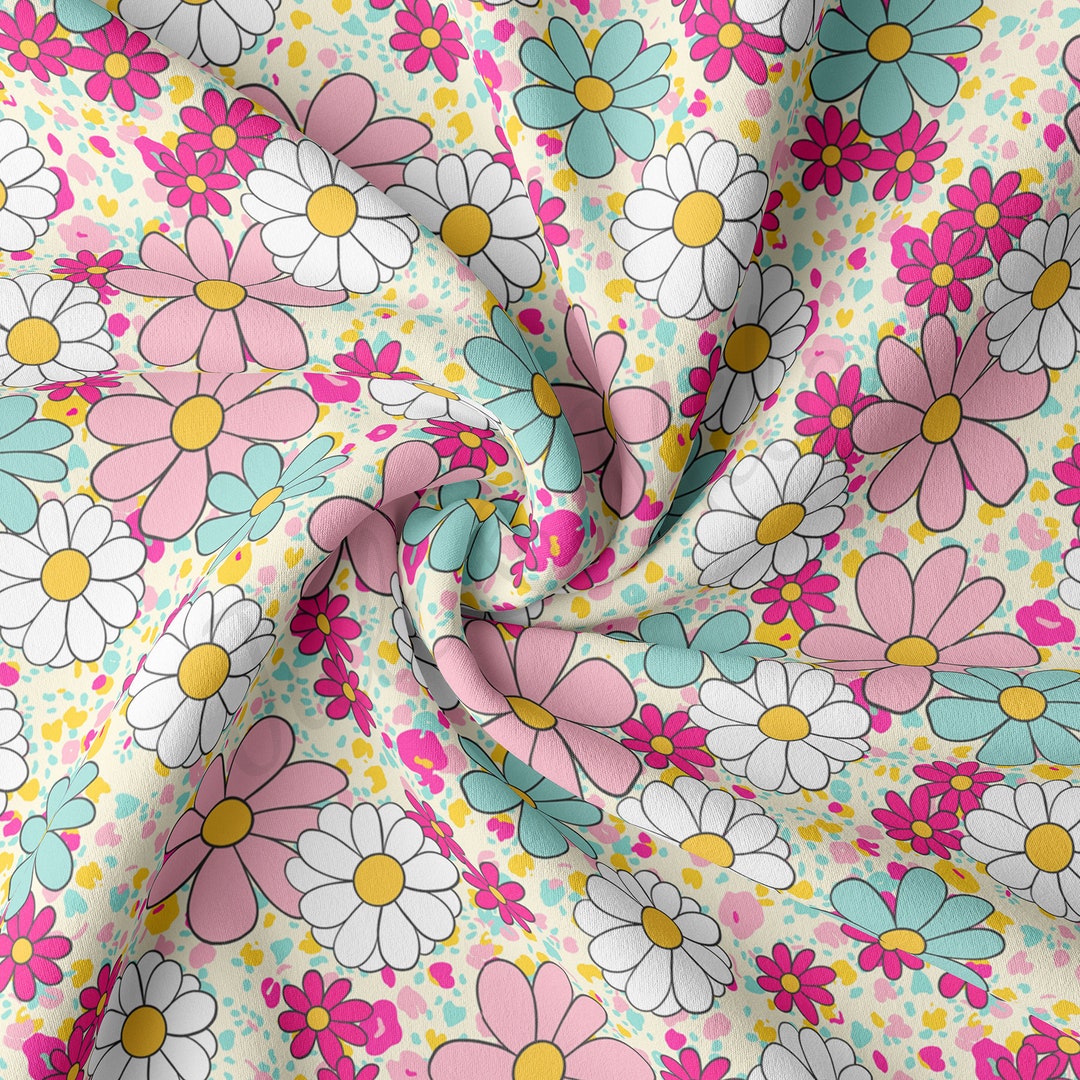 Floral DBP Fabric Double Brushed Polyester Fabric by the Yard DBP ...