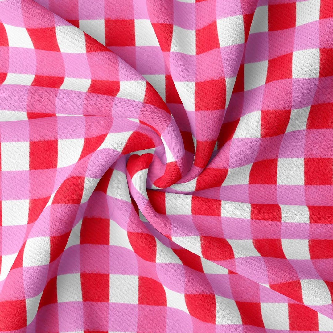 Rib Knit Fabric by the Yard Ribbed Jersey Stretchy Soft Polyester ...