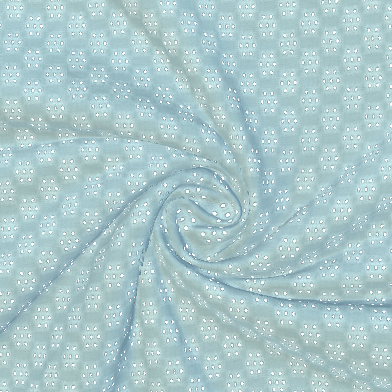 Eyelet Fabric by the Yard, Floral Knit Eyelet Fabric, Eyelet Stretchy ...