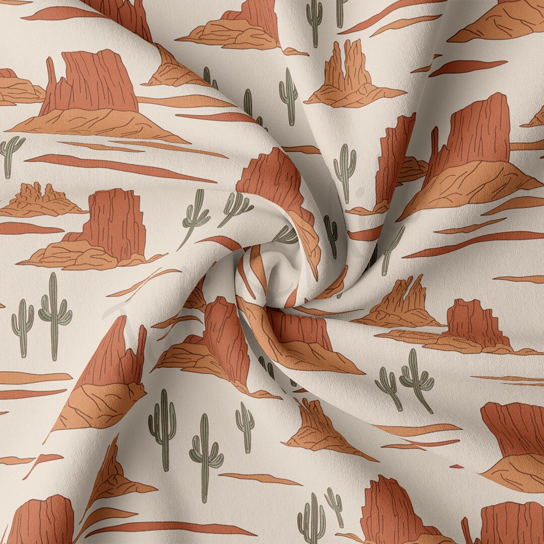 Boho Western DBP Fabric Double Brushed Polyester Fabric by the Yard DBP ...