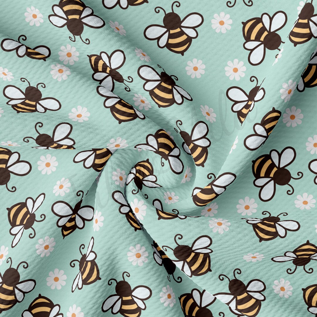 Bees Liverpool Bullet Textured Fabric by the Yard 4way Stretch Solid ...