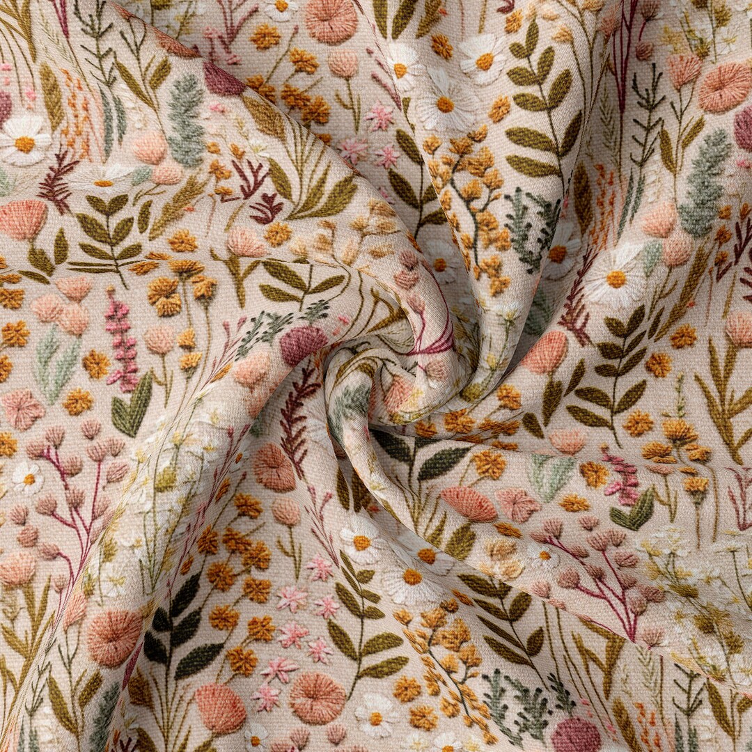 Floral DBP Fabric Double Brushed Polyester Fabric by the Yard DBP ...