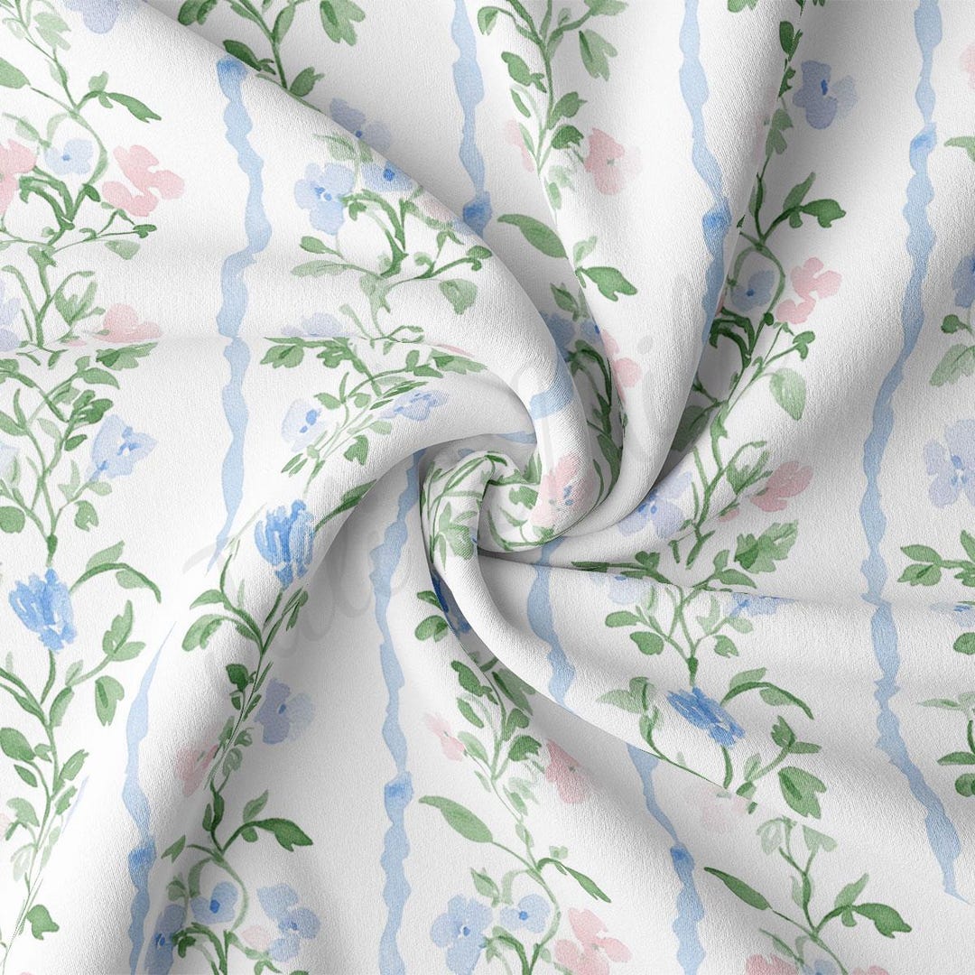 Floral DBP Fabric Double Brushed Polyester Fabric Jersey Stretchy Soft ...