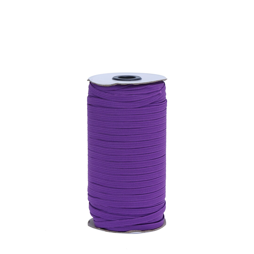 Purple 1/4 Inch Elastic for Sewing Face Mask Skinny Elastic by the Yard ...