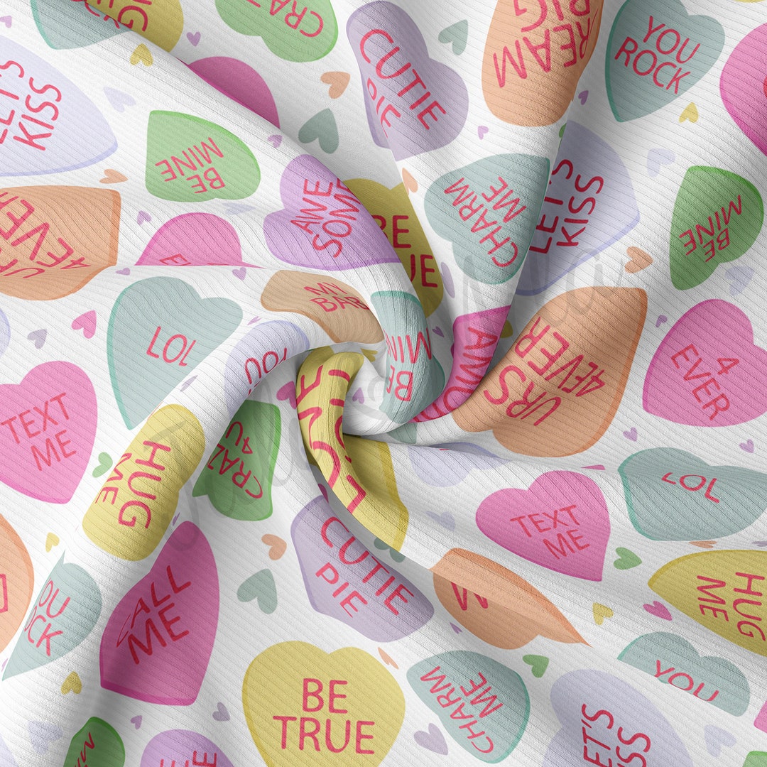 Rib Knit Fabric by the Yard Ribbed Jersey Stretchy Soft Polyester ...
