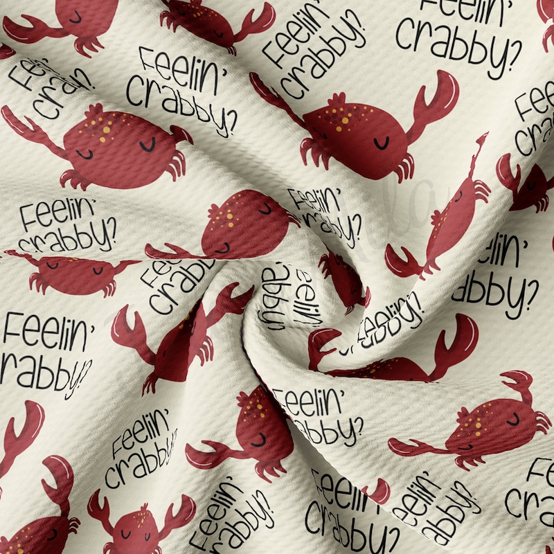 Crab Fabric - Etsy
