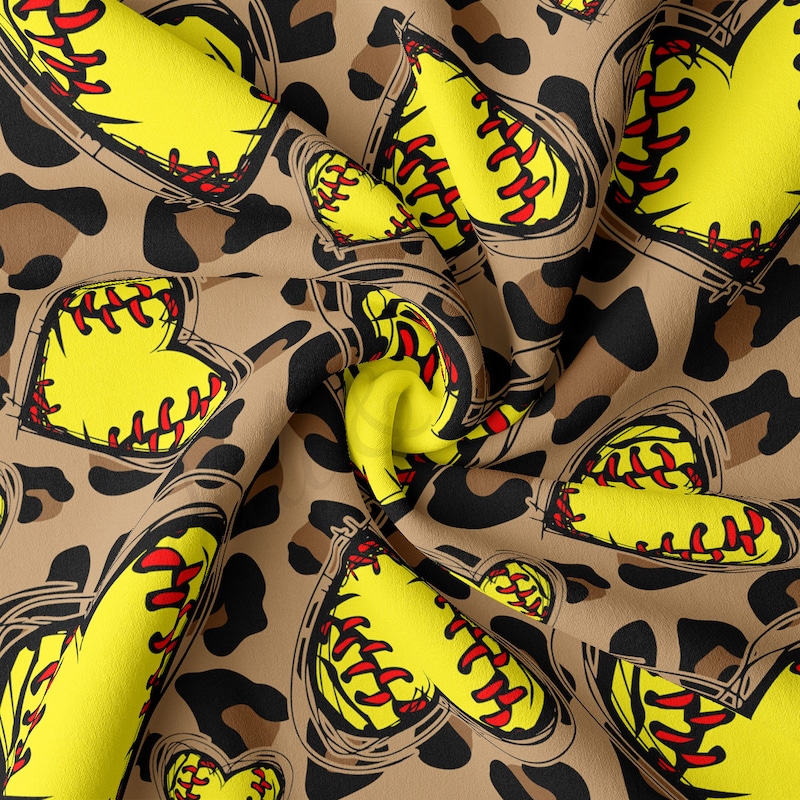 Leopard Softball Fabric - Etsy