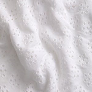 Eyelet Fabric by the Yard, Floral Knit Eyelet Fabric, Eyelet Stretchy ...