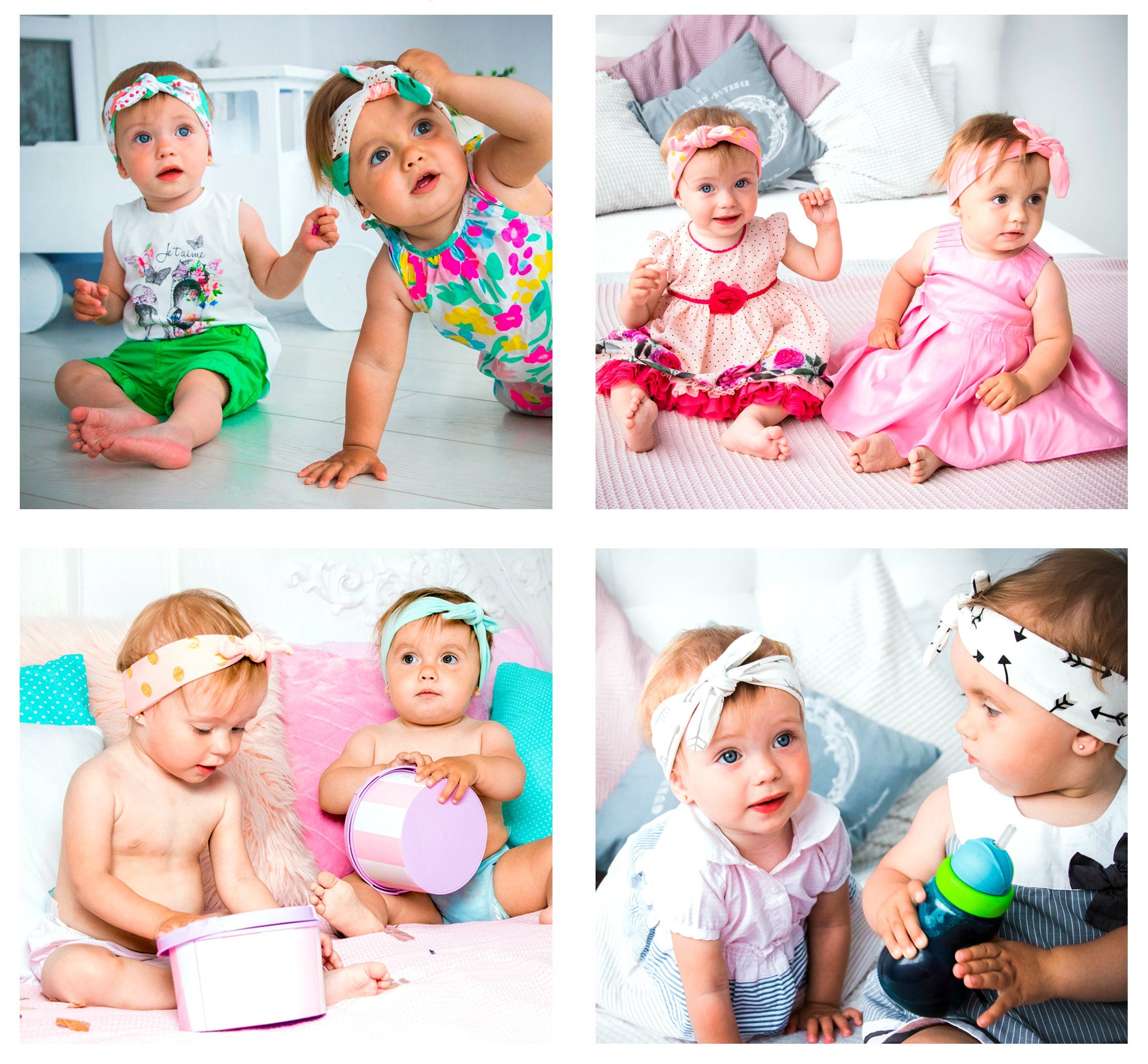 Baby Headbands Baby Girl Headbands Baby Head Wraps Newborn | Etsy