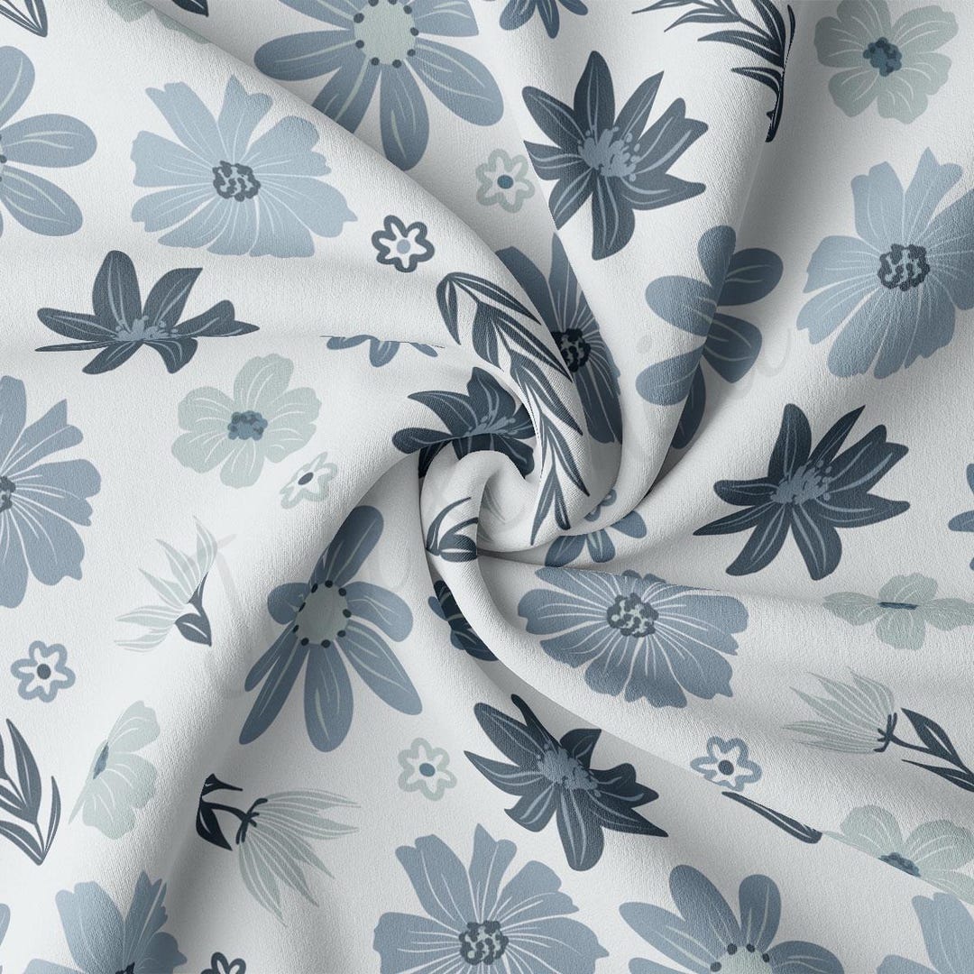 Floral DBP Fabric Double Brushed Polyester Fabric by the Yard DBP ...