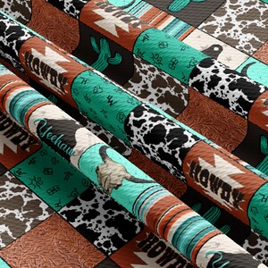 Western Boho Liverpool Bullet Textured Fabric by the Yard 4way Stretch ...