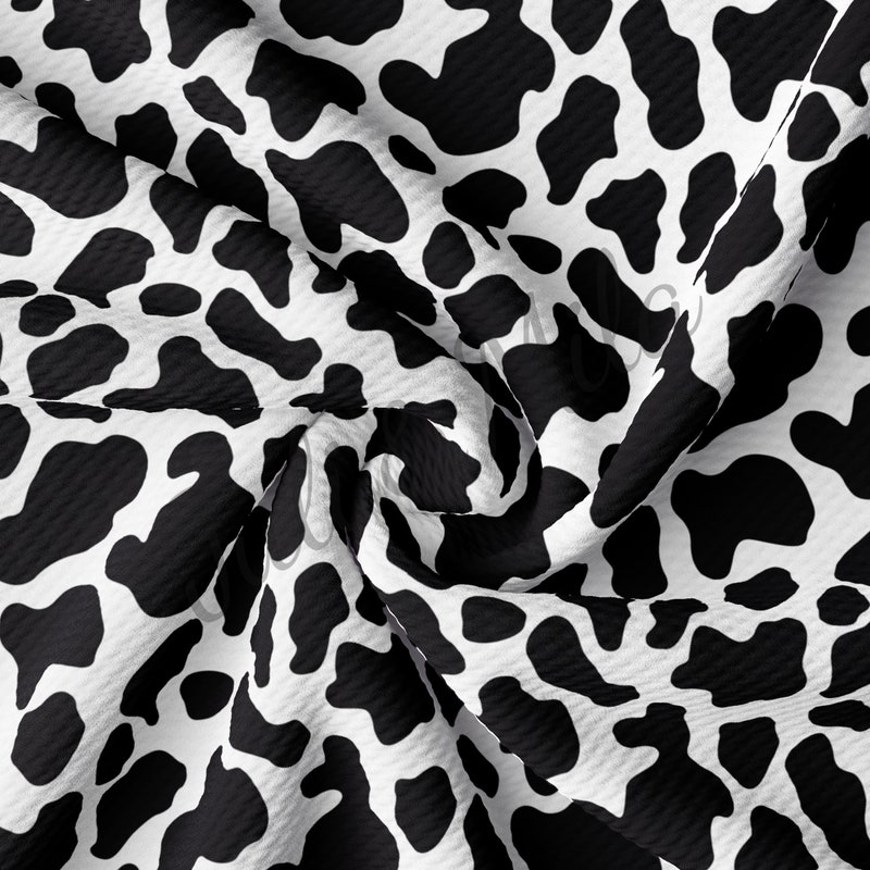 Cow Print Fabric - Etsy