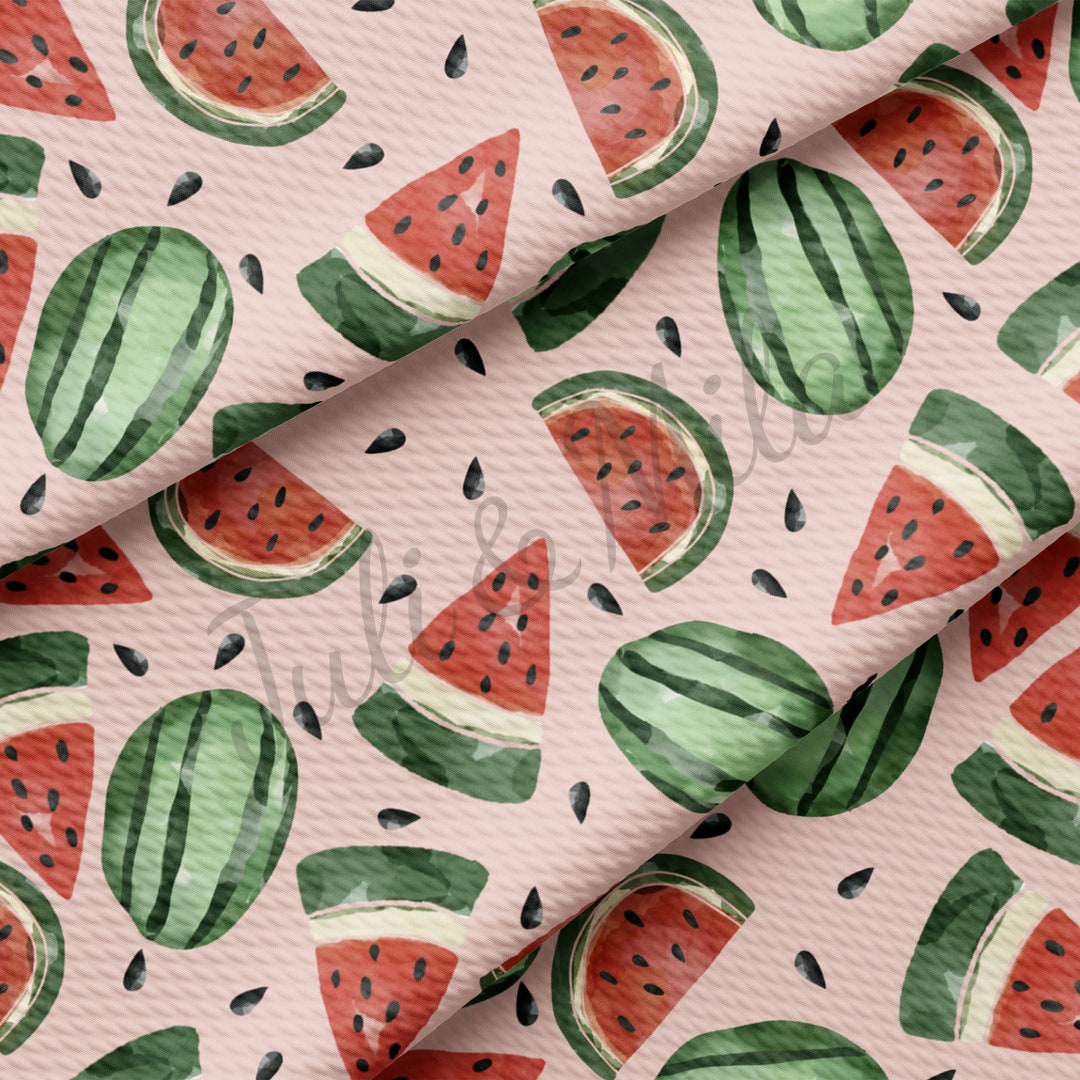 Watermelon Summer Bullet Textured Fabric by the Yard AA105 - Etsy