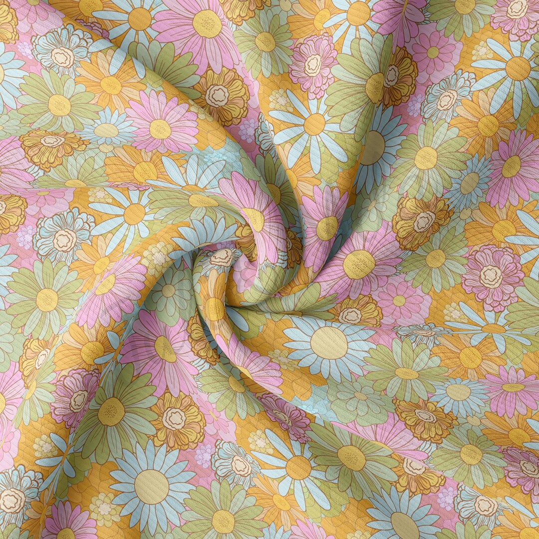 Rib Knit Fabric by the Yard Ribbed Jersey Stretchy Soft Polyester ...