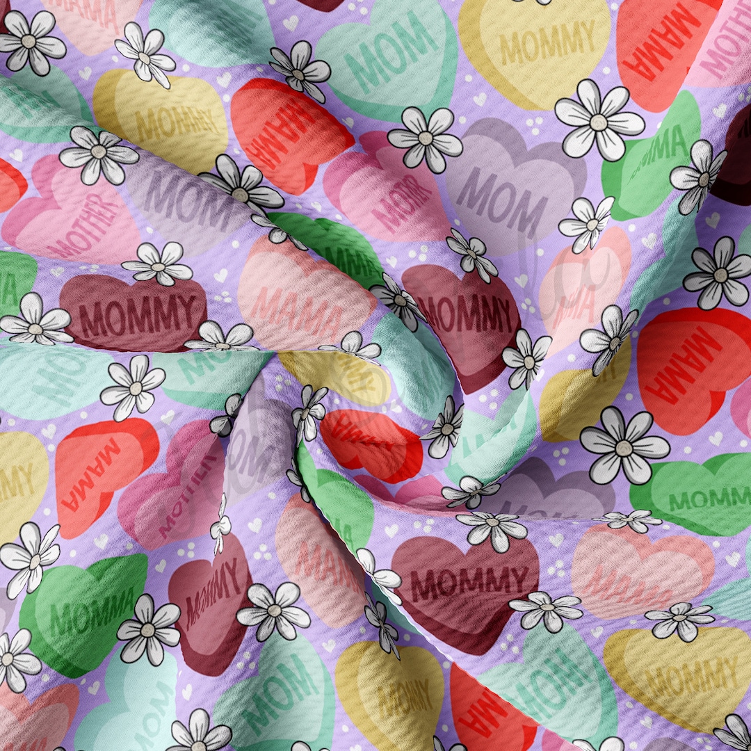 Mom Mother's Day Liverpool Bullet Textured Fabric by the Yard 4way ...