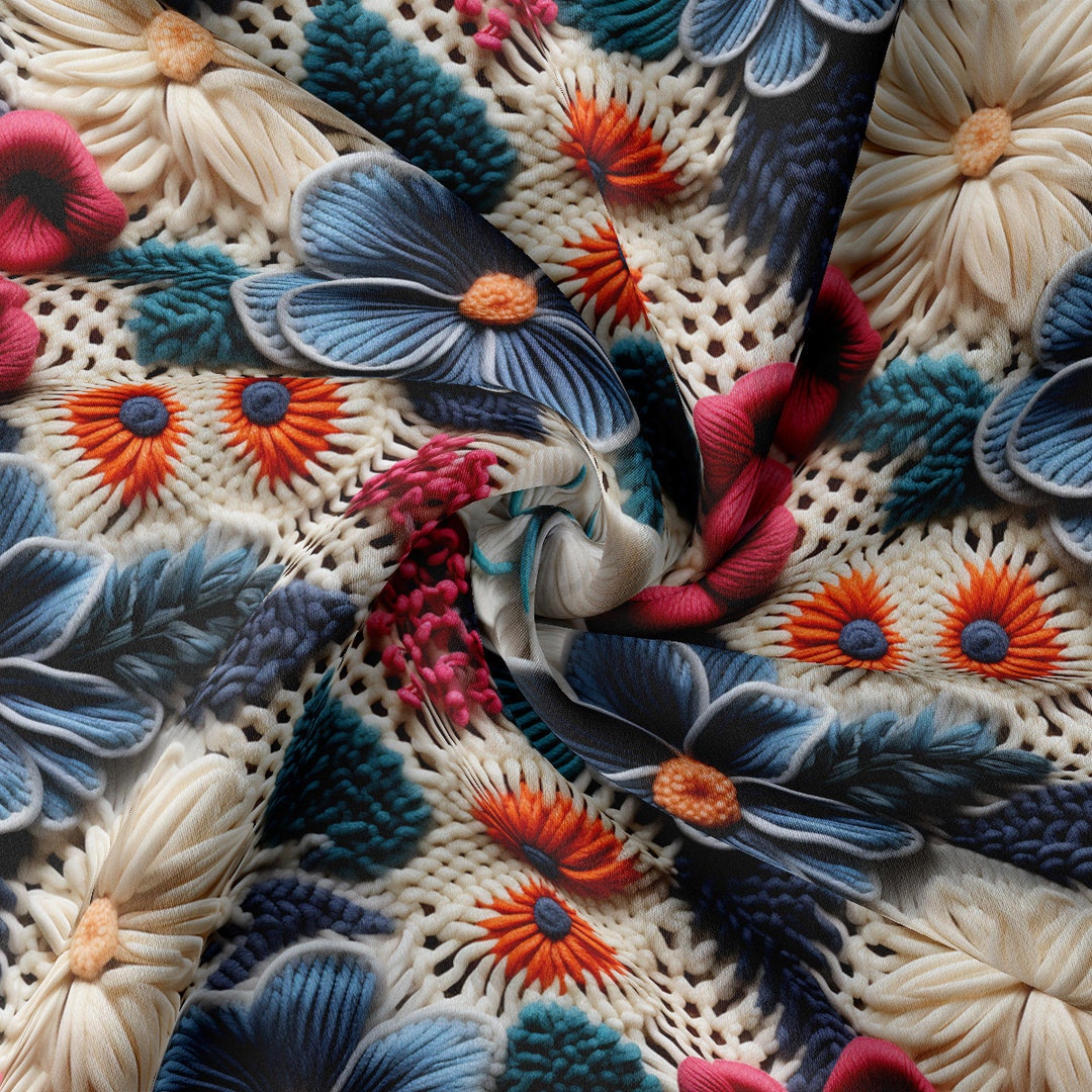 Embroidery DBP Fabric Double Brushed Polyester Fabric by the Yard DBP ...