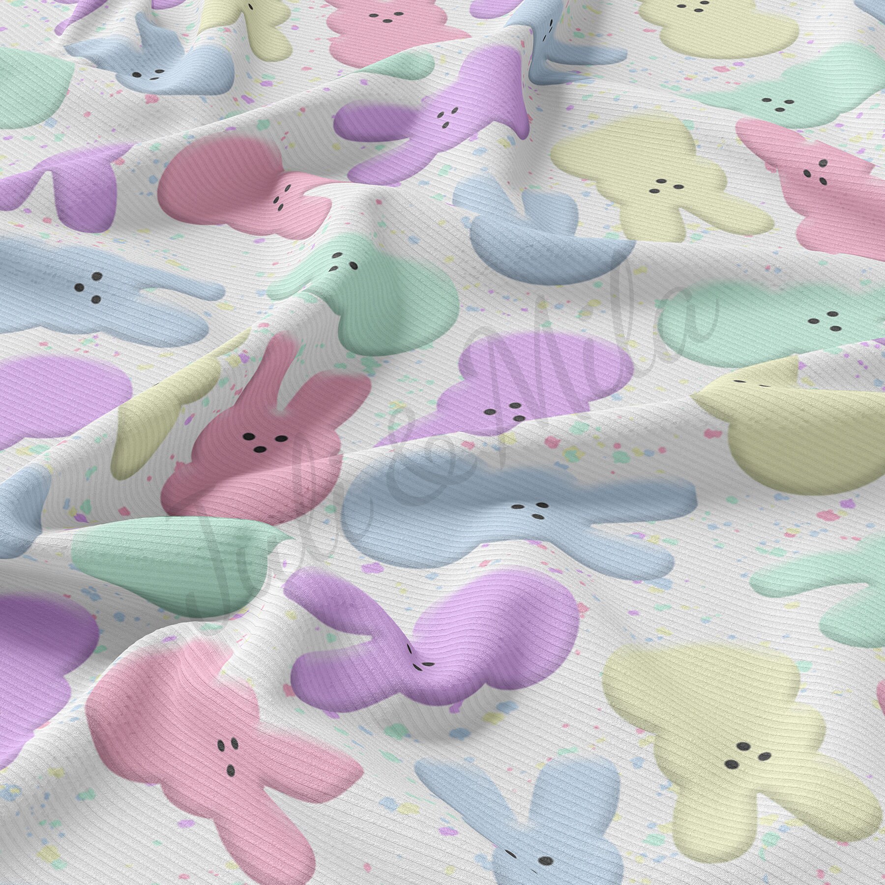 Rib Knit Fabric by the Yard Ribbed Jersey Stretchy Soft - Etsy