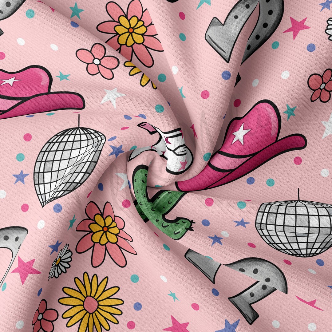 Rib Knit Fabric by the Yard Ribbed Jersey Stretchy Soft Polyester ...