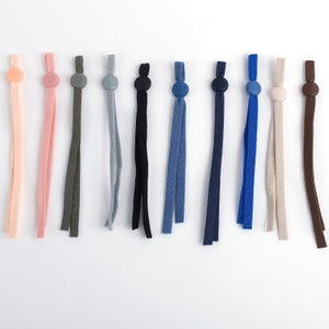 Adjustable Elastic for Face Mask, Pre Cut Ear Loops Elastic for Masks ...