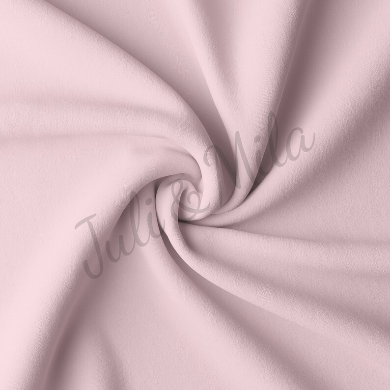 Light Pink Double Brushed Polyester Fabric by the Yard DBP Jersey ...