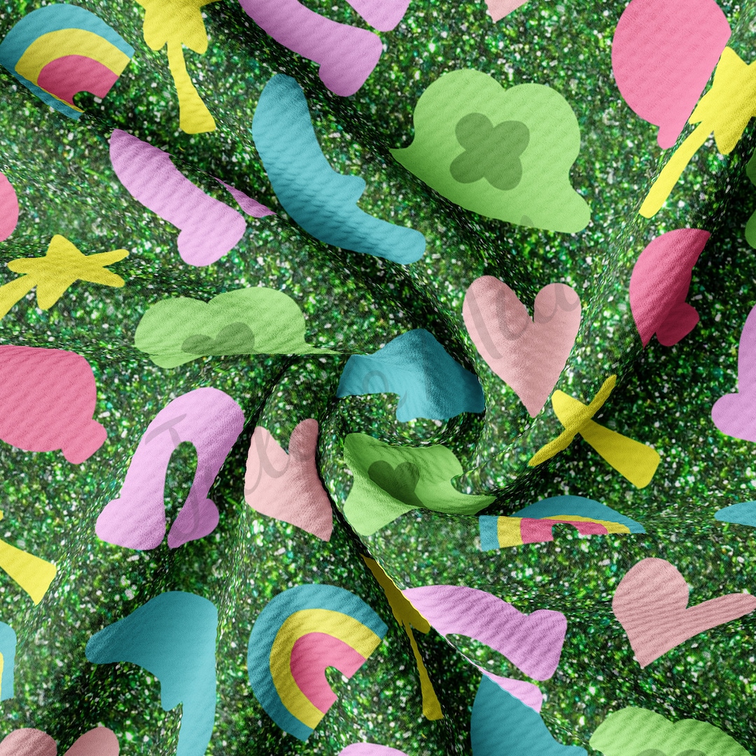 Lucky Charms Printed Liverpool Bullet Textured Fabric by the Yard DBP ...