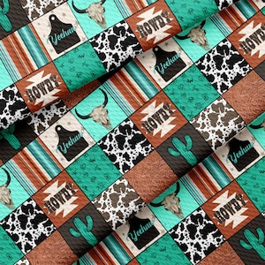 Western Boho Liverpool Bullet Textured Fabric by the Yard 4way Stretch ...