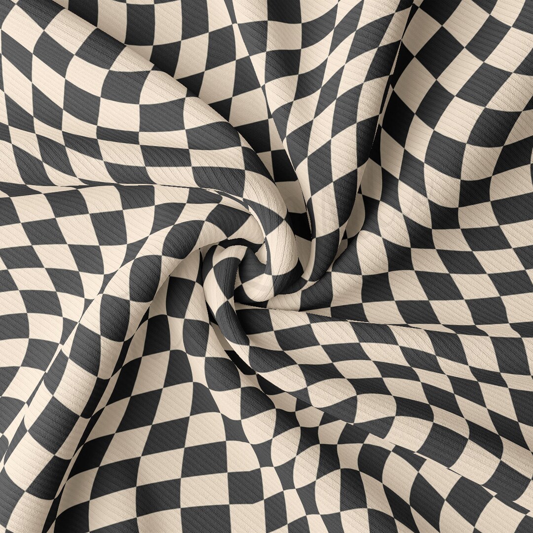 Rib Knit Fabric by the Yard Ribbed Jersey Stretchy Soft Polyester ...
