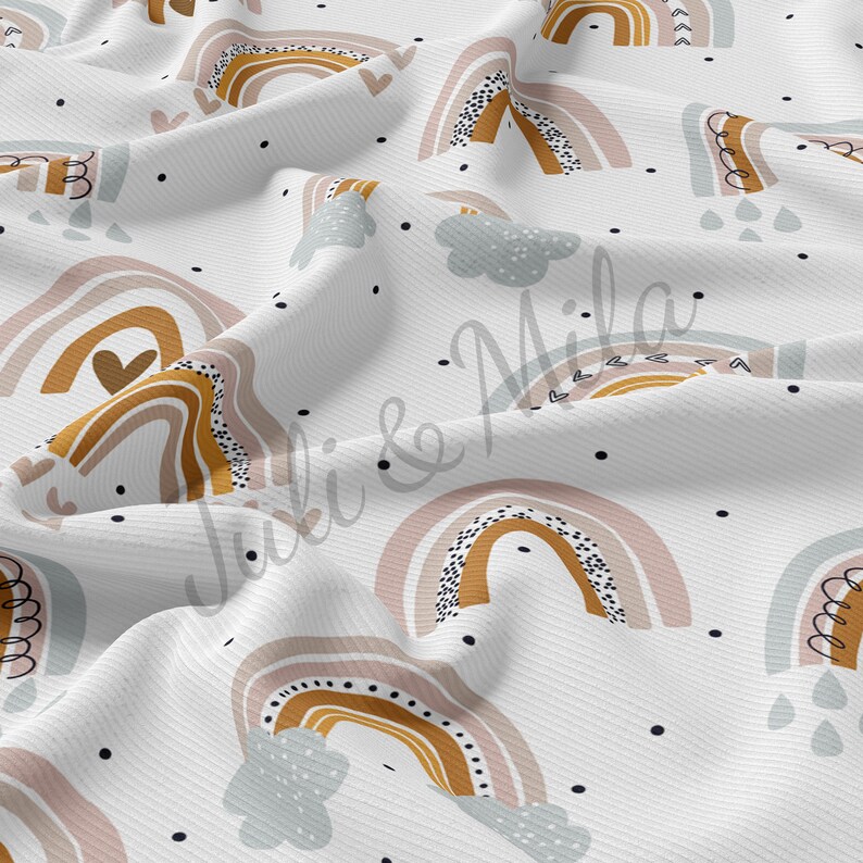 Rib Knit Fabric by the Yard Ribbed Jersey Stretchy Soft - Etsy