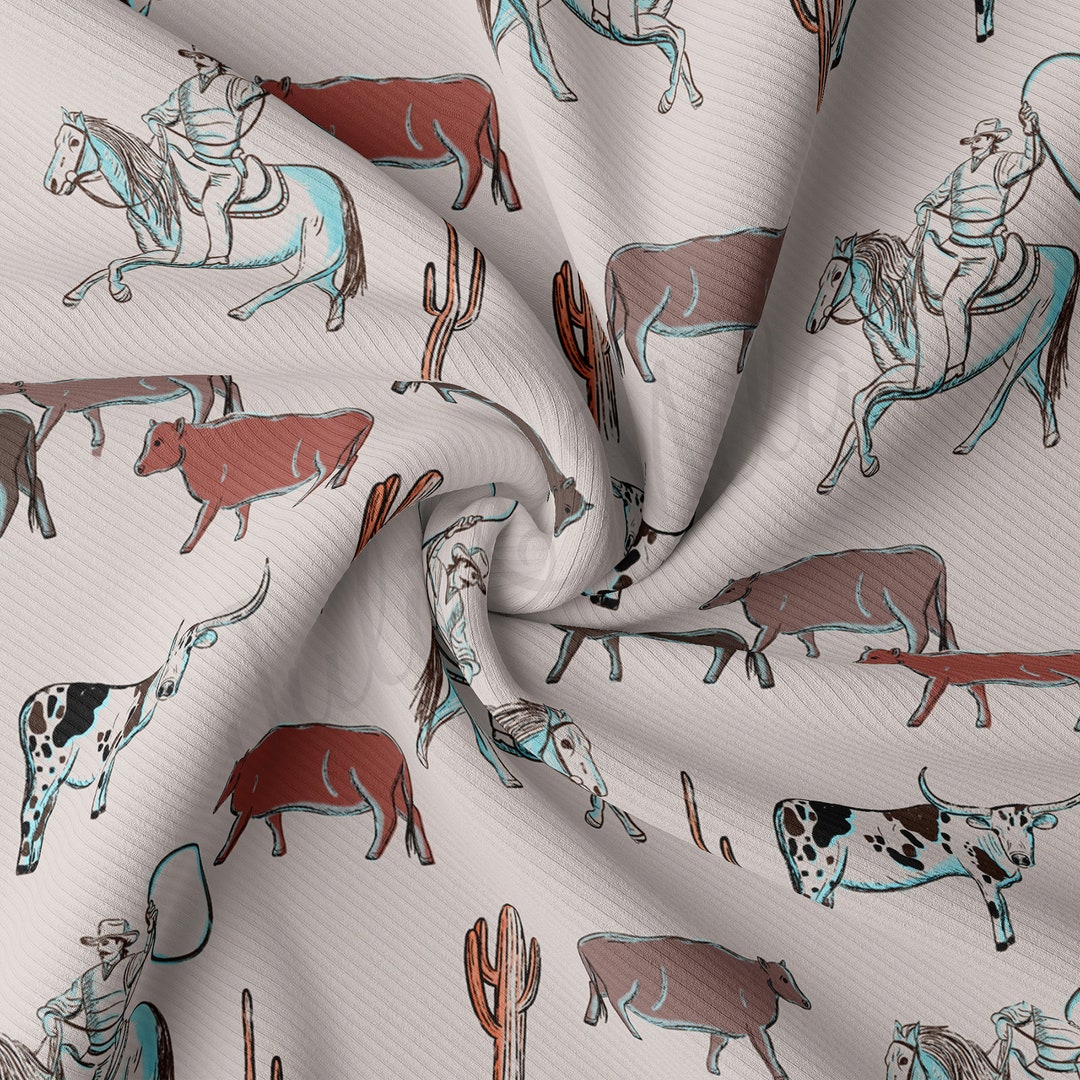 Rib Knit Fabric by the Yard Ribbed Jersey Stretchy Soft Polyester ...