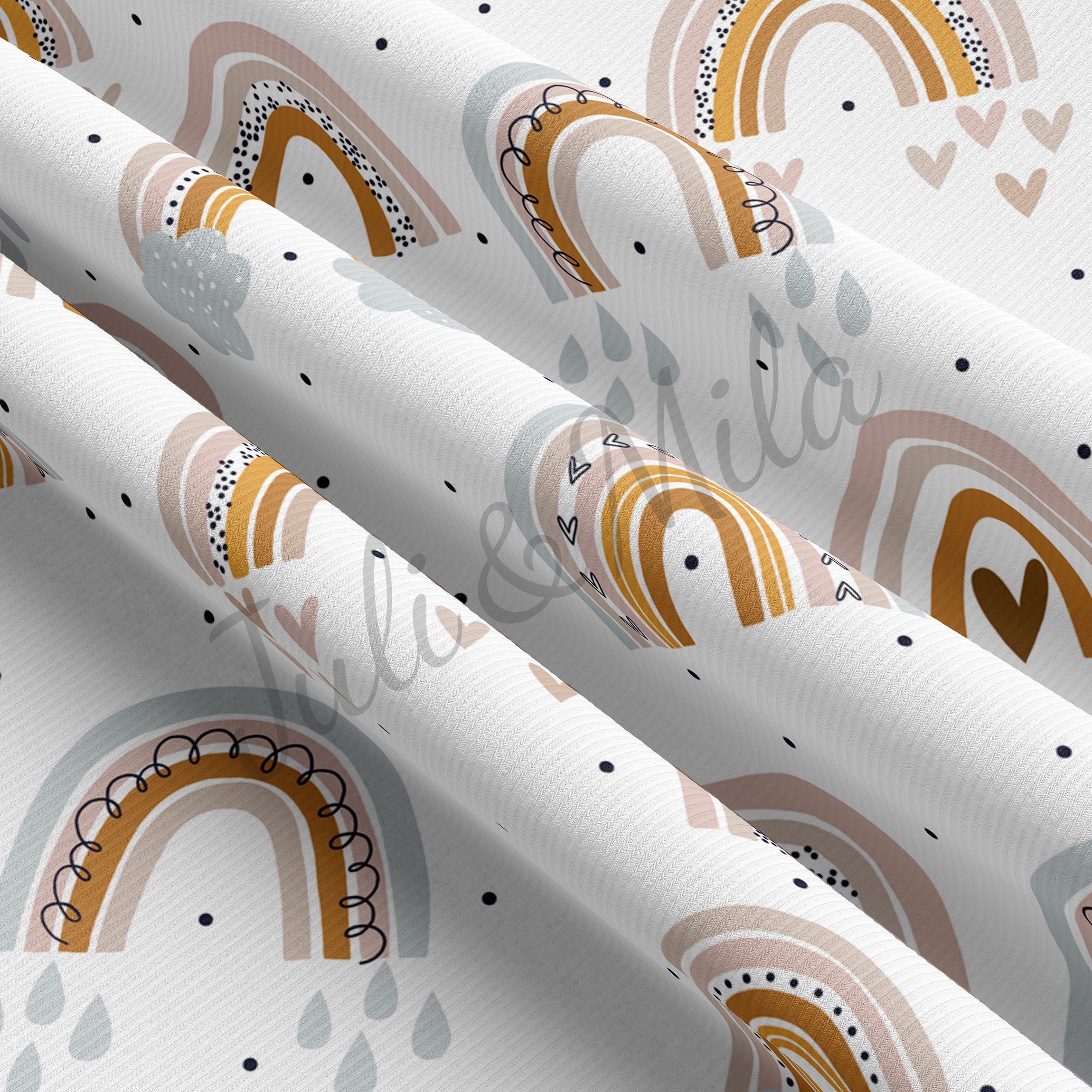 Rib Knit Fabric by the Yard Ribbed Jersey Stretchy Soft - Etsy