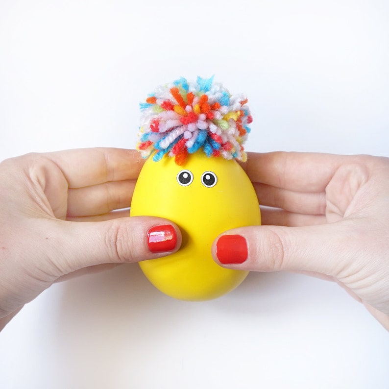 Gift for Kids, Softie, Kawaii, Candy Colors, Pompom, Montessori Toy ...