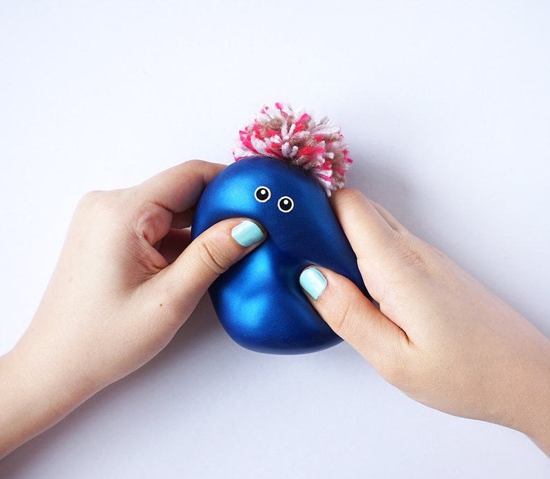 Stuffed Toy, Desk Decor, Stress Ball, Christmas, Blue, Colorful, Party ...