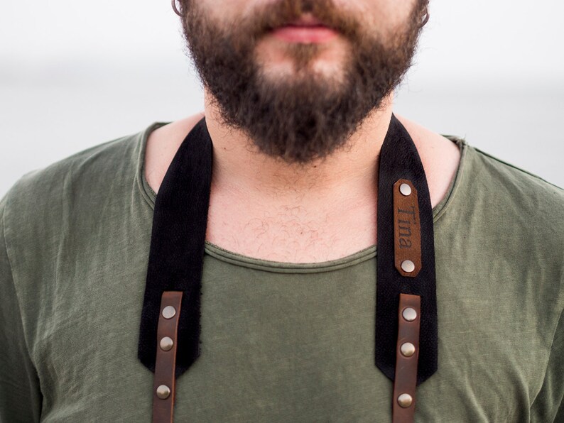 Personalized strap Leather Camera Strap Gift for | Etsy