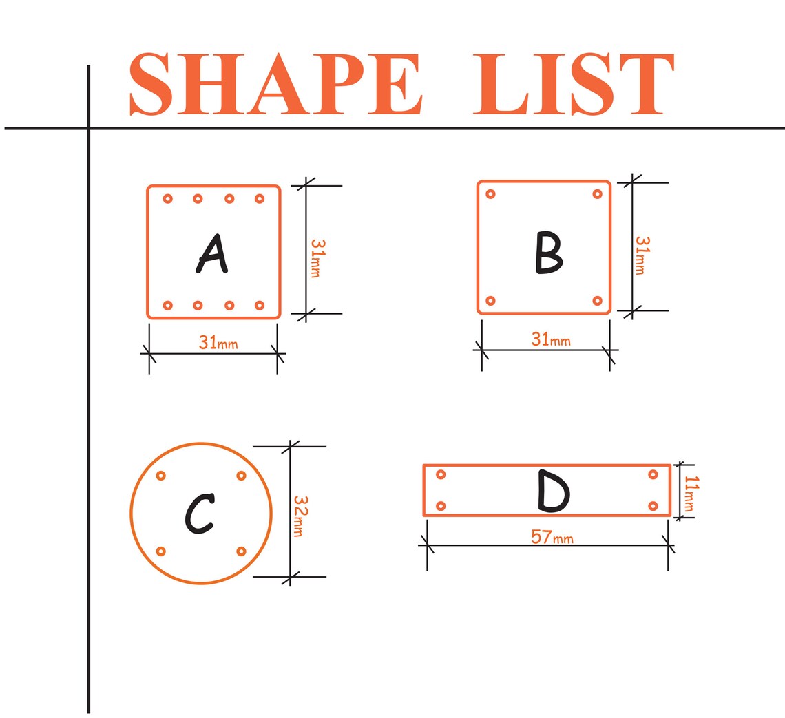 Custom Shape Leather Labels for Handmade Items Tags for - Etsy