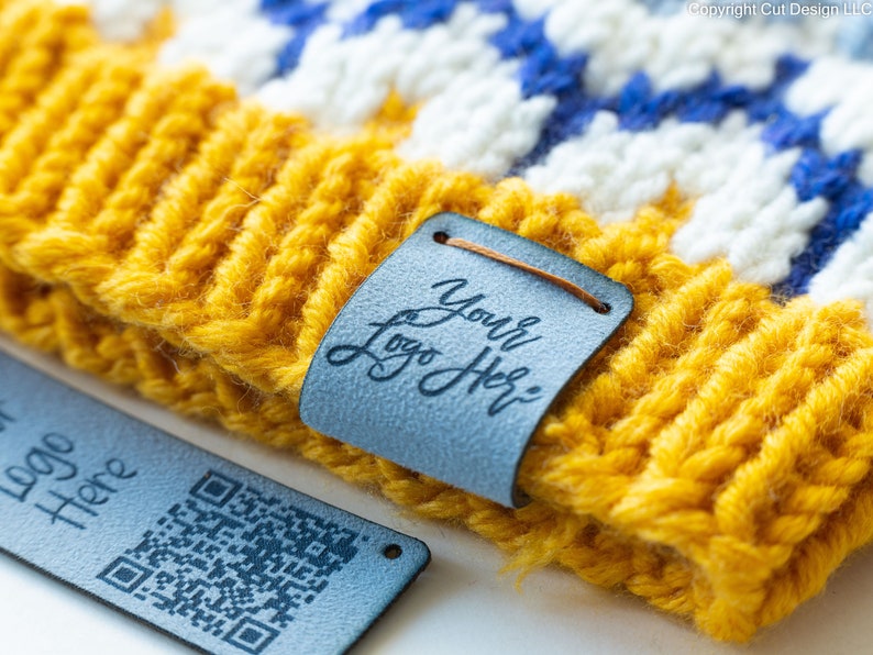 Labels With QR Code Labels for Handmade Items Knitting - Etsy