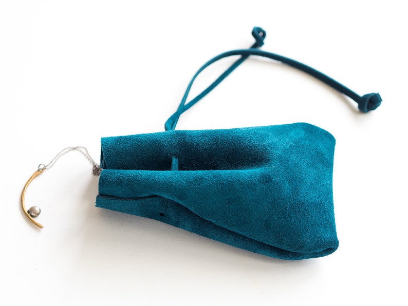 Travel Jewelry Pouch Suede Drawstring Bag Accessory Storage - Etsy