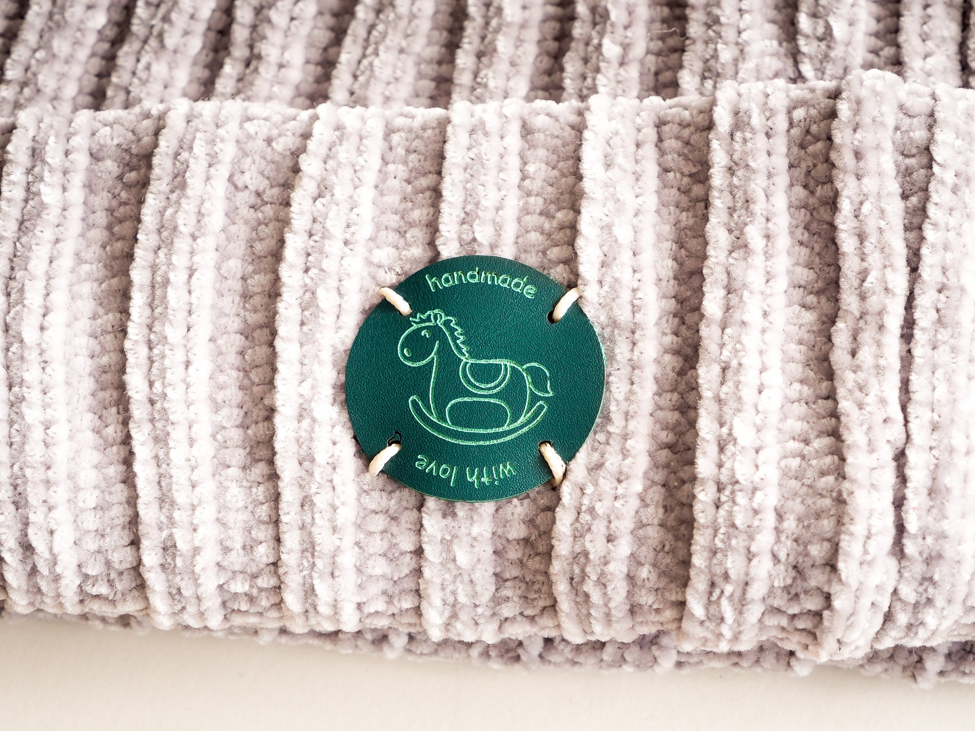 Personalized Circle Round Tags Handmade Item Tags Knitting | Etsy