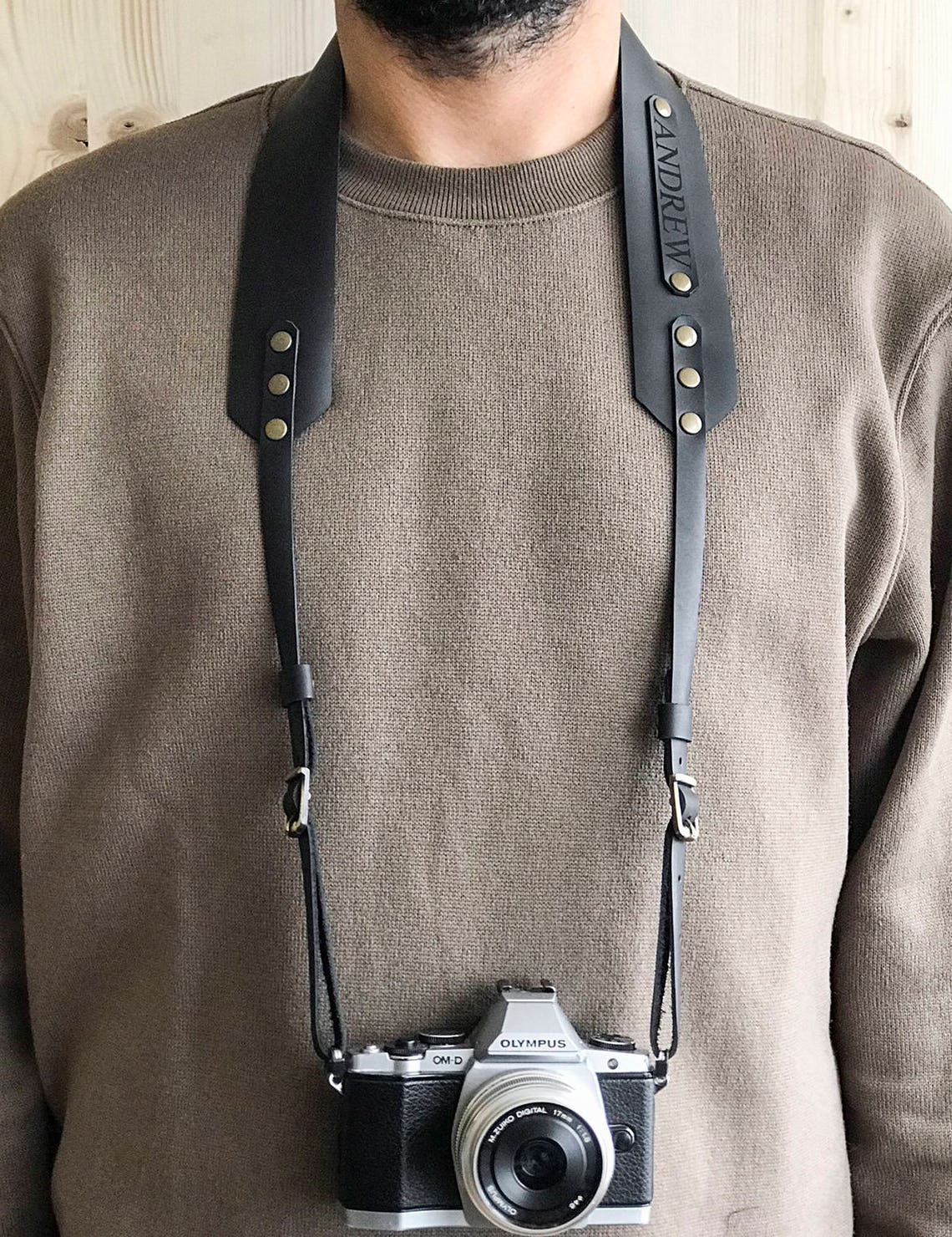 Personalized Strap Leather Camera Strap Gift for | Etsy