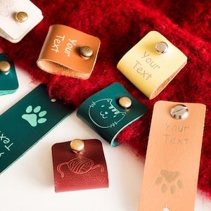 Custom Labels With Metal Rivet, Knitting Beanie Tags, Personalized ...