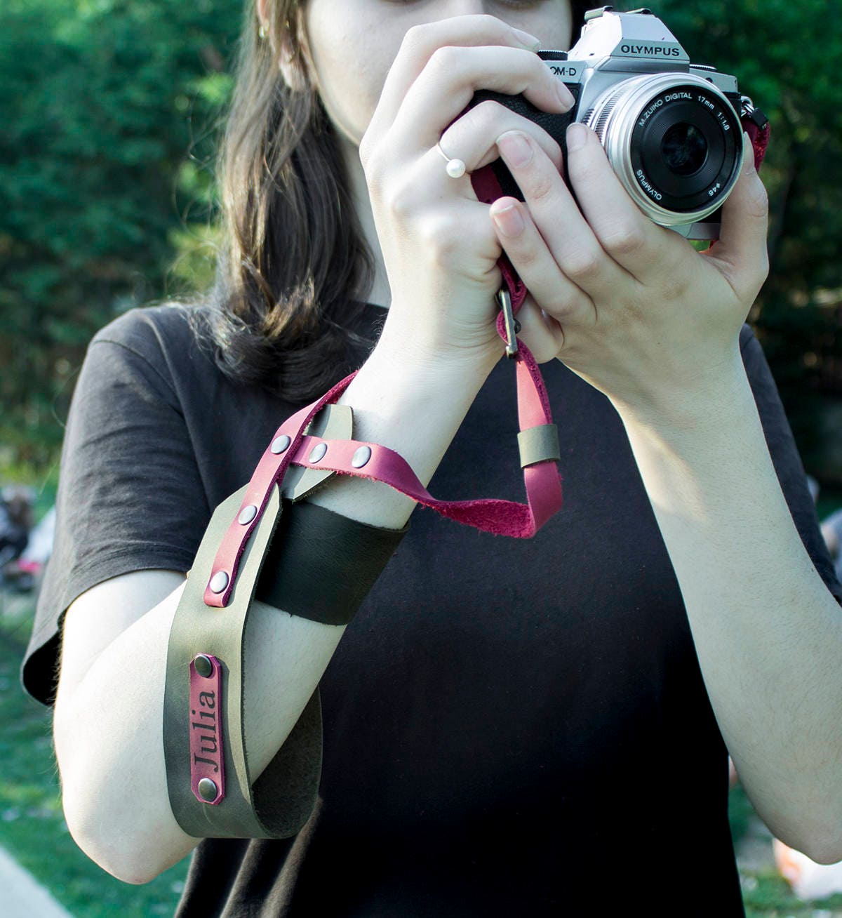 Custom Leather Camera Strap Personalized DSLR Holder | Etsy