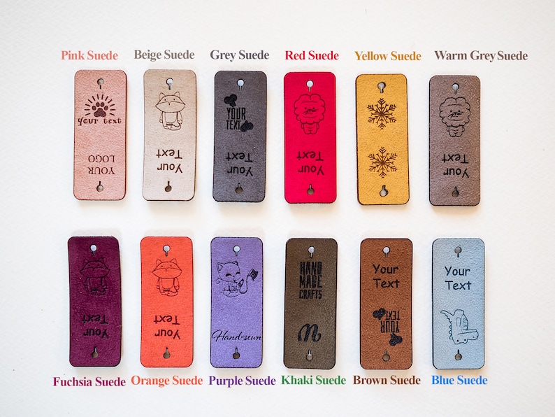 Long and Skinny Tags for Knitted Items Labels for Handmade - Etsy