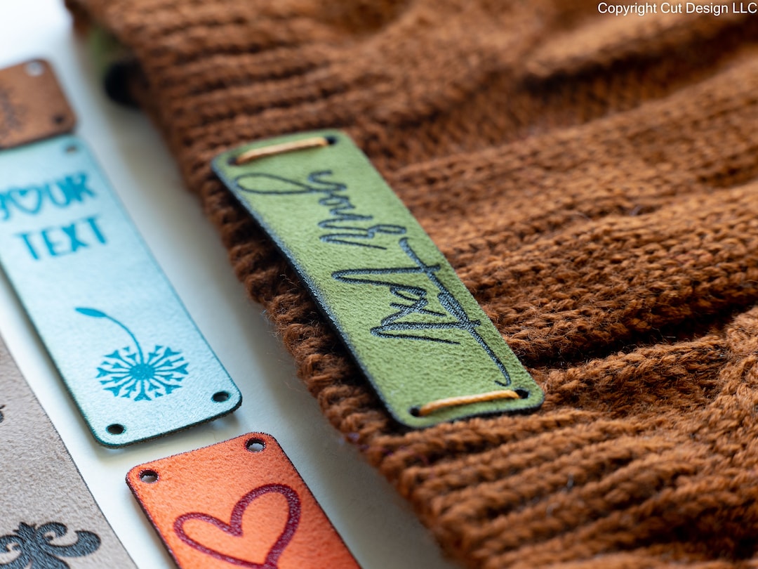 Knitting Identity Labels, Custom Crochet Labels, Labels With Logo ...