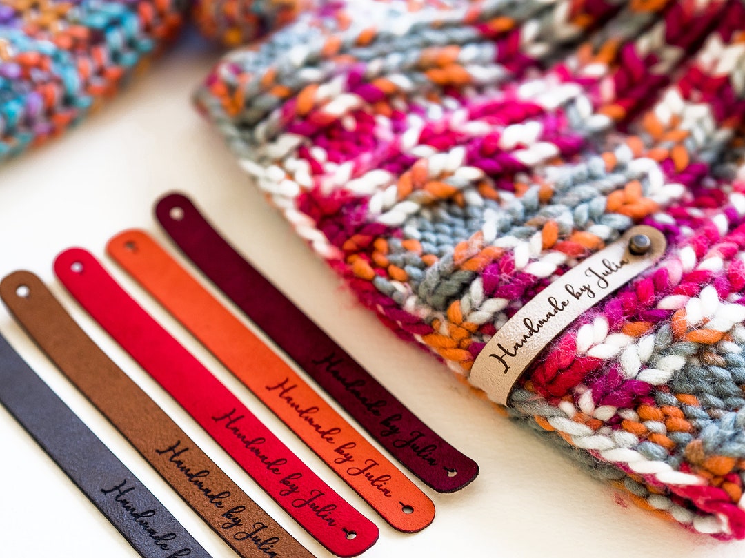 Long and Skinny Tags for Knitted Items,, Labels for Handmade Items ...