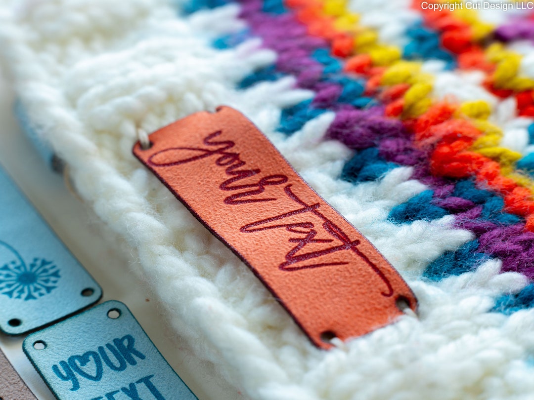 Knitting Branding Labels, Custom Crochet Labels, Personalized Labels ...