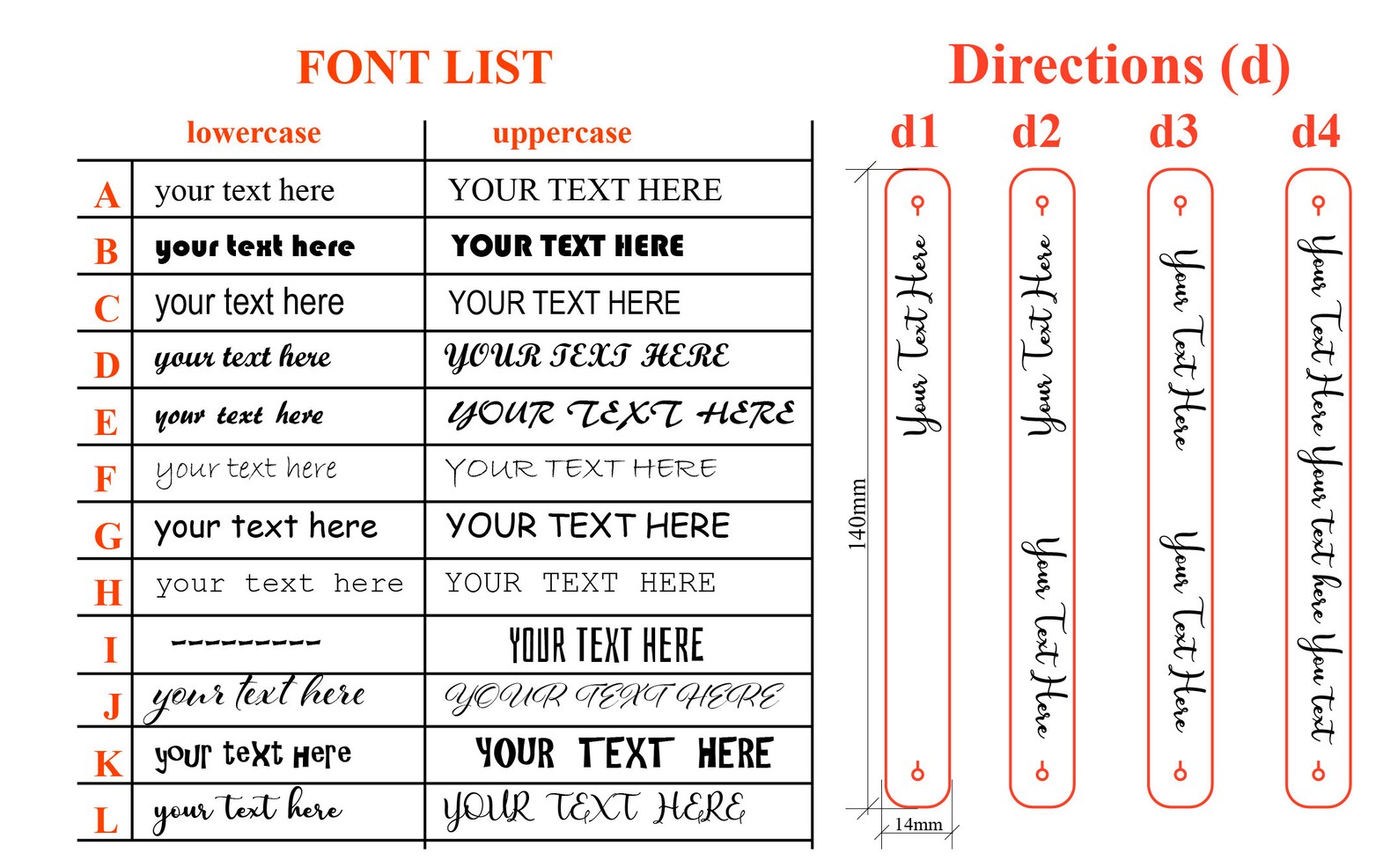 Long and Skinny Tags for Knitted Items Labels for Handmade | Etsy