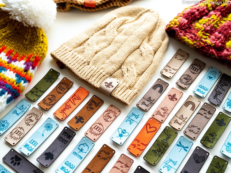 Custom Labels for Crochet Beanie Sewing Tags Handmade Item - Etsy