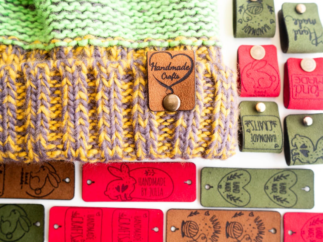 Custom Labels for Knits and Crochet Projects, Christmas Gift for ...