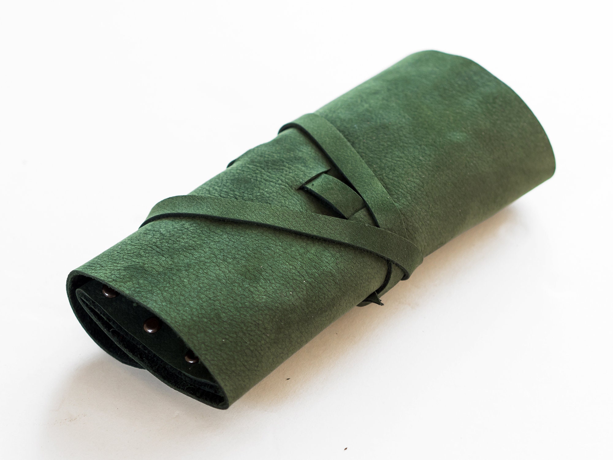 Leather Travel Cable Roll Cord Organizer Portable Charger | Etsy