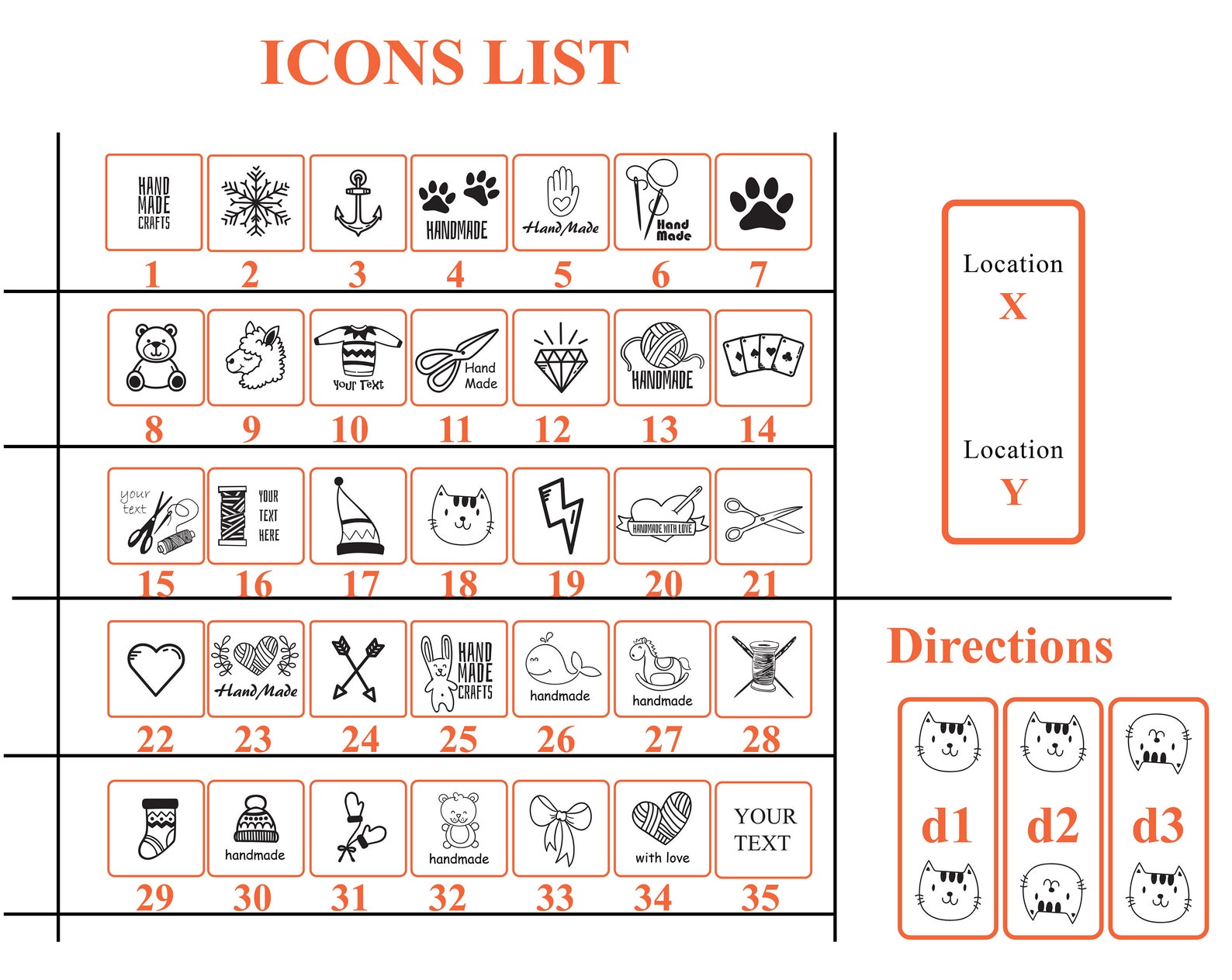 20 Pieces Label Set Faux Leather Tags Personalized Labels | Etsy